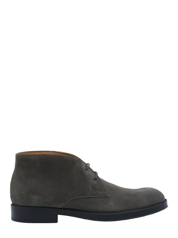 TOD'S Lace-up Suede Boots - Brown