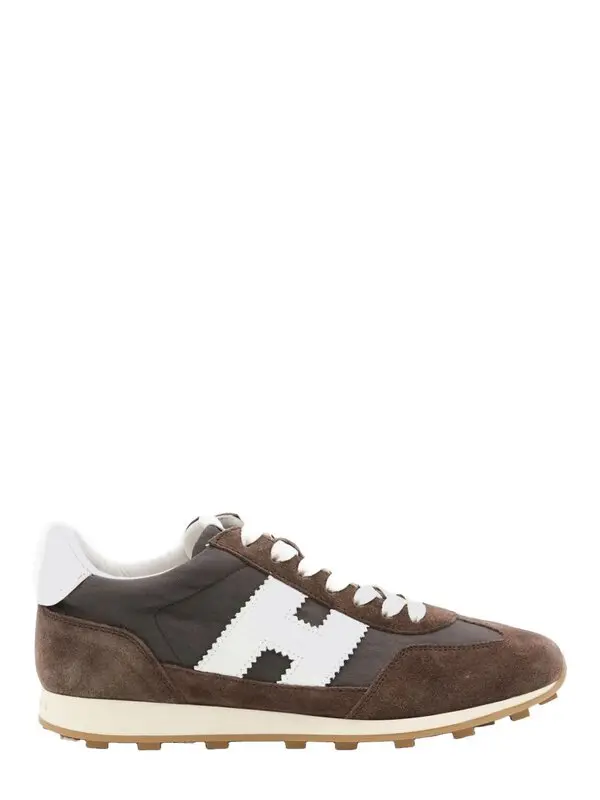 Hogan Lace-up Sneakers - Brown