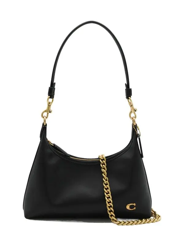 COACH Shoulder Bag With Gold Tone Hardware - Black