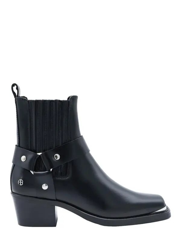 ANINE BING Leather Boots - Black