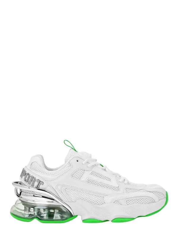 PLEIN SPORT Runner Ps Thunder Mix Low-top Sneakers - White