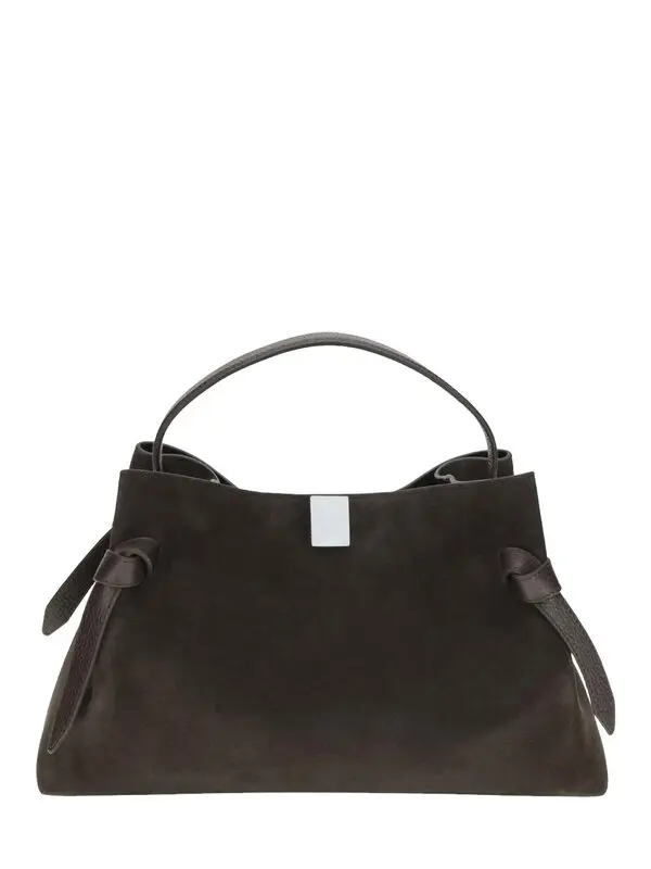 Yuzefi Suede Shoulder Bag - Brown