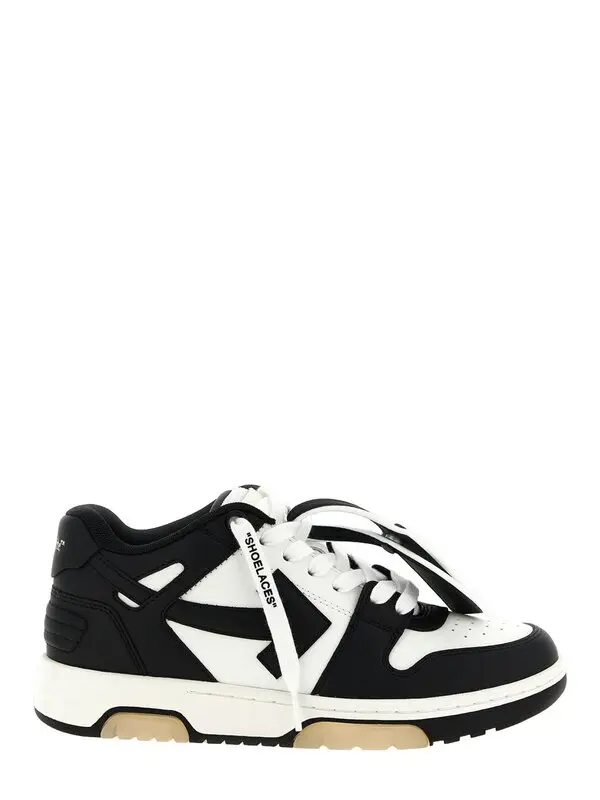 Off-White Out Of Office" Calf Leather Low Top Sneakers - White 1