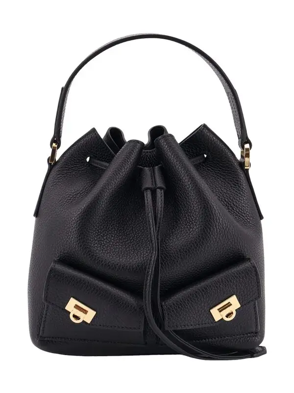 FERRAGAMO Bucket Bag - Black