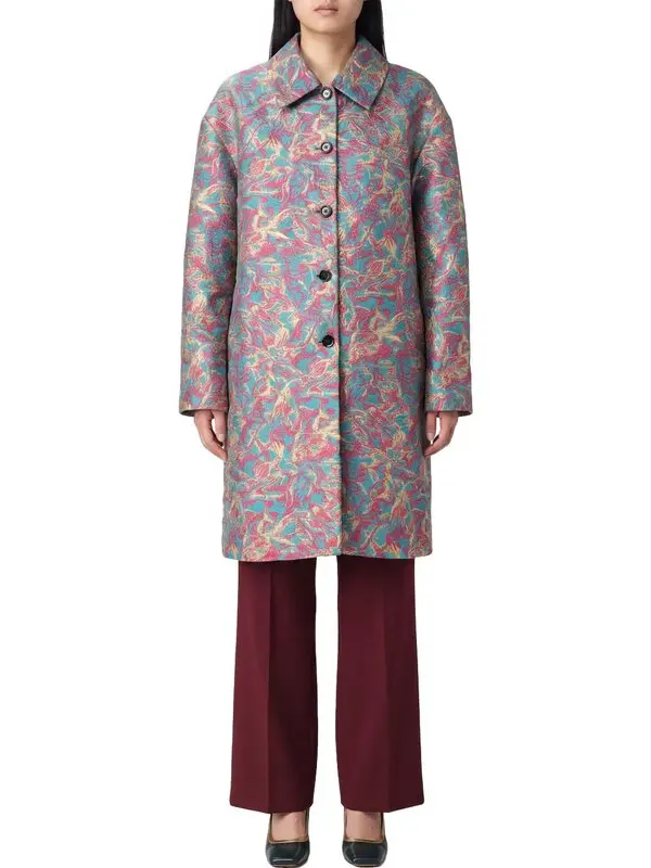 Dries Van Noten Coat - Turquoise