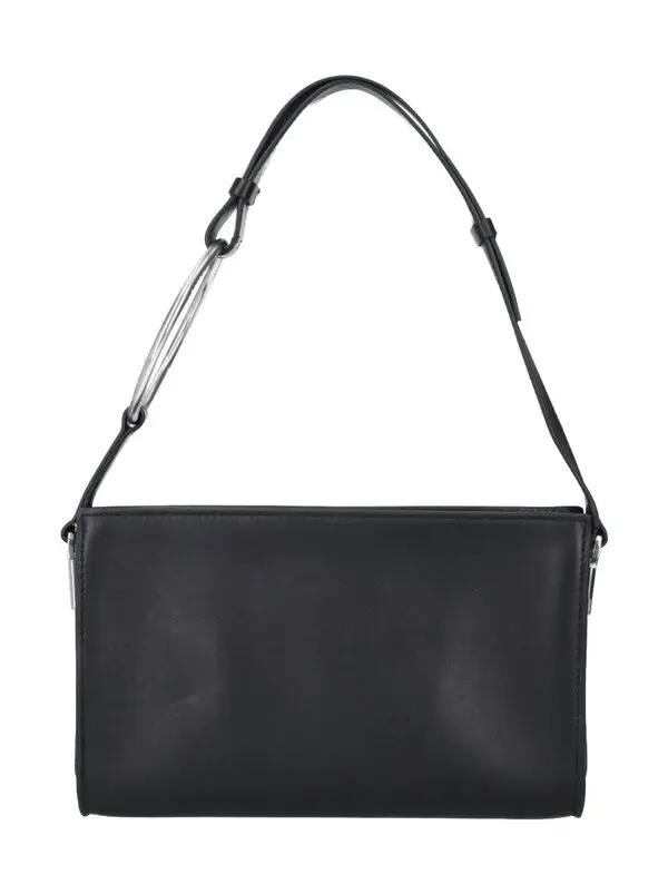 DONDUP Genuine Calf Leather Handbag - Black