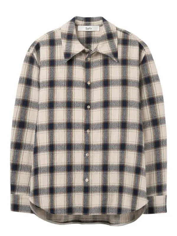 Séfr Checked Cotton Shirt For - Multicolor