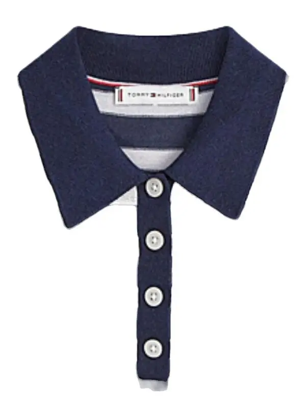 Tommy Hilfiger Striped Polo T-shirt - Navy