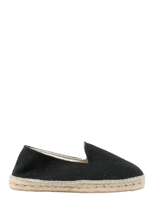 Manebí Cotton Espadrille Flats - Black