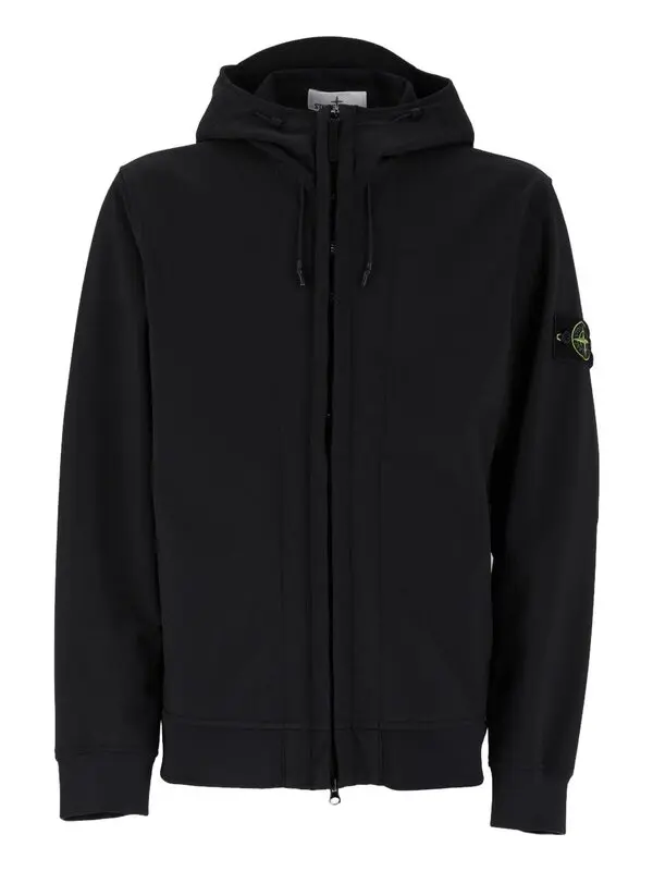 Stone Island Hooded Puffer Jacket - Black