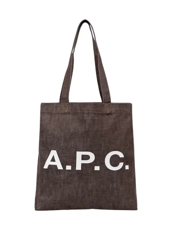 A.p.c. Canvas Tote Mini Handbag - Brown