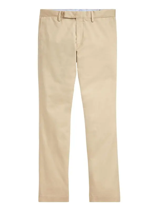 Ralph Lauren Classic Fit Stretch Cotton Blend Trousers - Beige