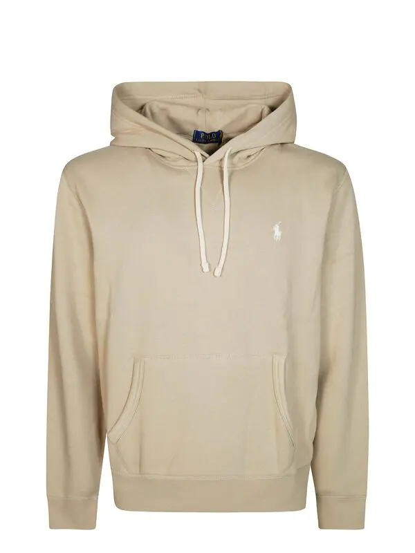 Polo Ralph Lauren Long Sleeve Knit Hoodie - Beige
