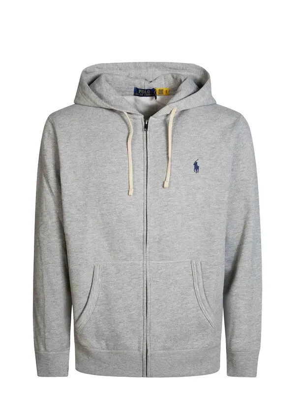 Polo Ralph Lauren Full Zip Hoodie - Grigio