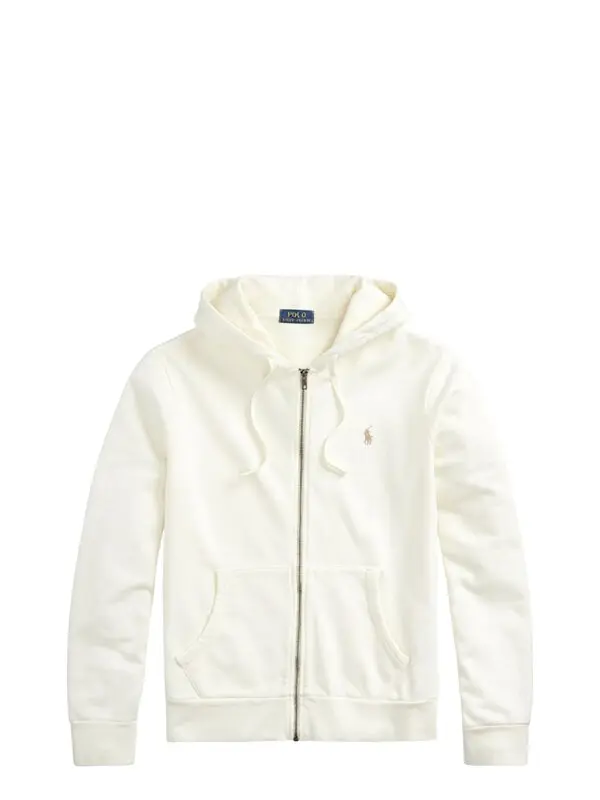 Ralph Lauren Classic Cotton Zip-up Hoodie - Beige