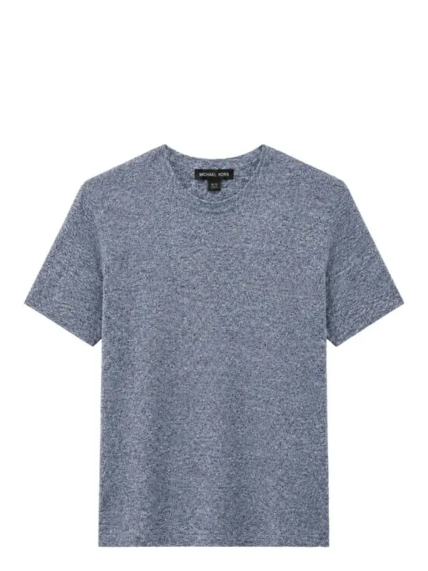 Michael Kors Stylish Linen Blend T-shirt For Perfect For Every Season - Grey
