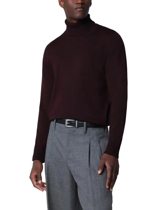 DRUMOHR Wool Turtleneck Sweater - Black