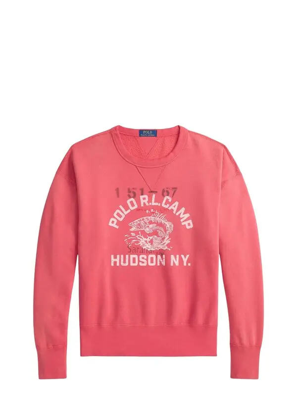 Ralph Lauren Graphic Crewneck Sweatshirt - Red