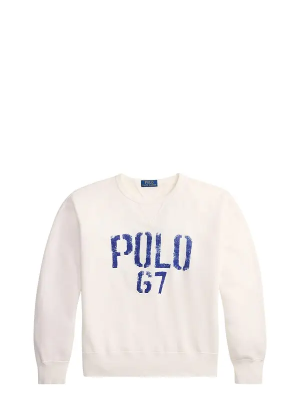 Ralph Lauren Graphic Crewneck Sweatshirt - White