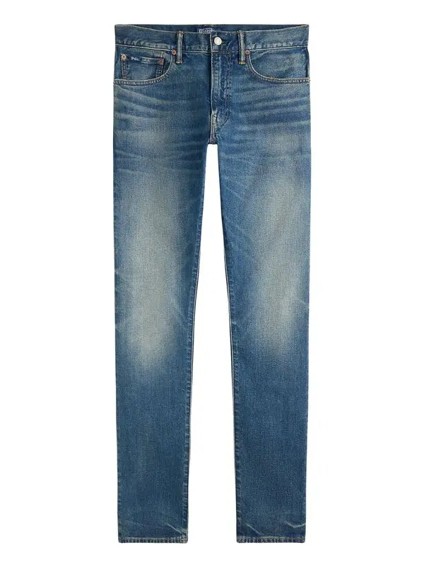 Ralph Lauren Distressed Slim-fit Jeans - Denim Blue