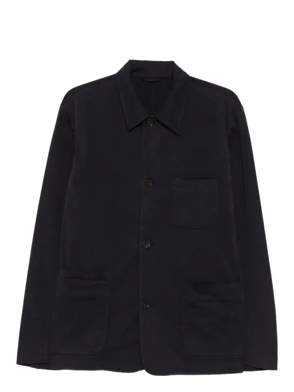 Paul Smith Long Sleeve Overshirt Jacket - Navy