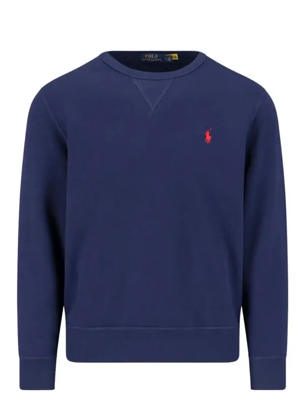 Polo Ralph Lauren Cotton-polyester Crew Neck Sweater - Blue