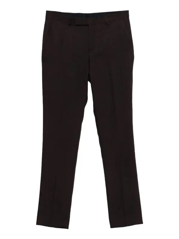 Paul Smith Tailored Linen Trousers - Brown