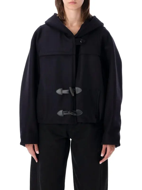 Isabel Marant Étoile Trixie Quilted Hooded Toggle Wool-cashmere Jacket - Blu