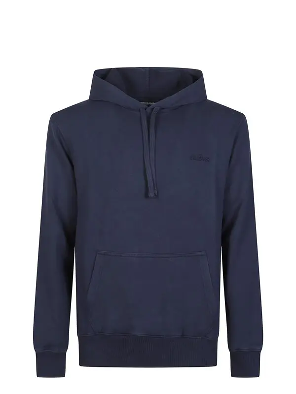 MC2 SAINT BARTH Classic Cotton Hoodie - Navy