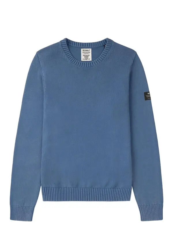 ECOALF Recycled And Organic Cotton Classic Sweater - Navy