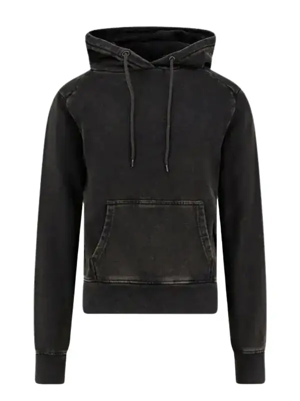 ENTIRE STUDIOS Washed Pullover Hoodie - Black