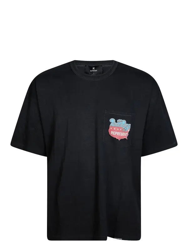 REPRESENT Be The Change Americas Band Graphic T-shirt - Nero