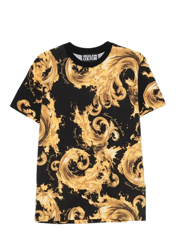 Versace Pattern T-shirt - Black