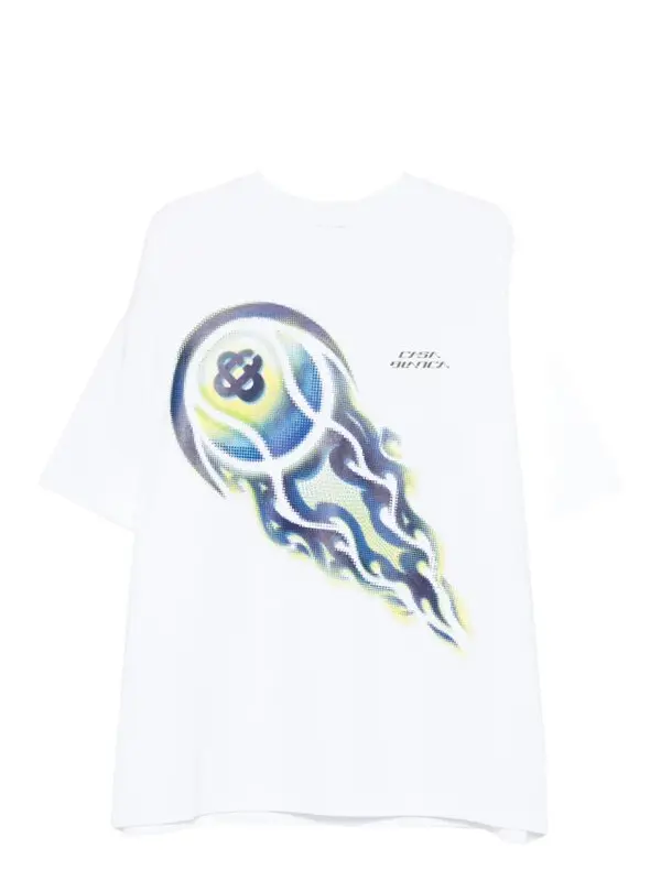 Casablanca Graphic Oversized T-shirt - White