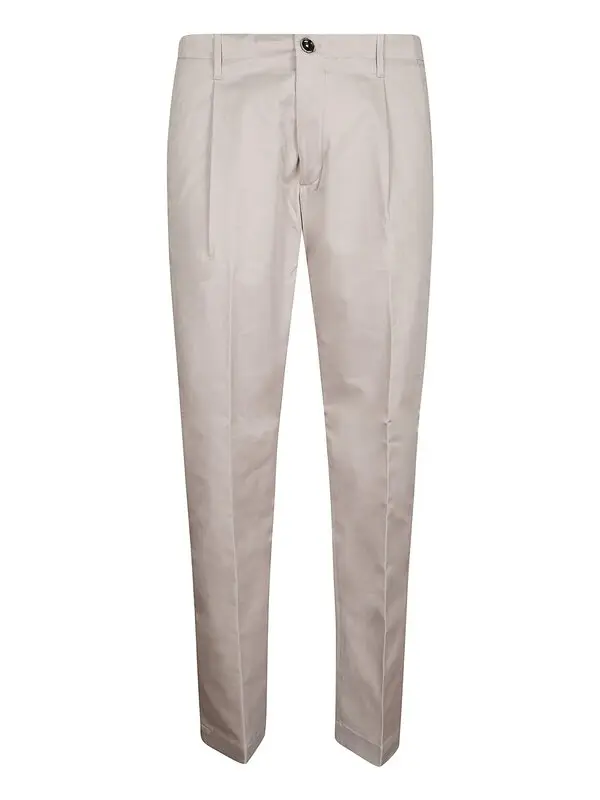 NINE:INTHE:MORNING Button Fastening Trousers With Back Pockets - Grey
