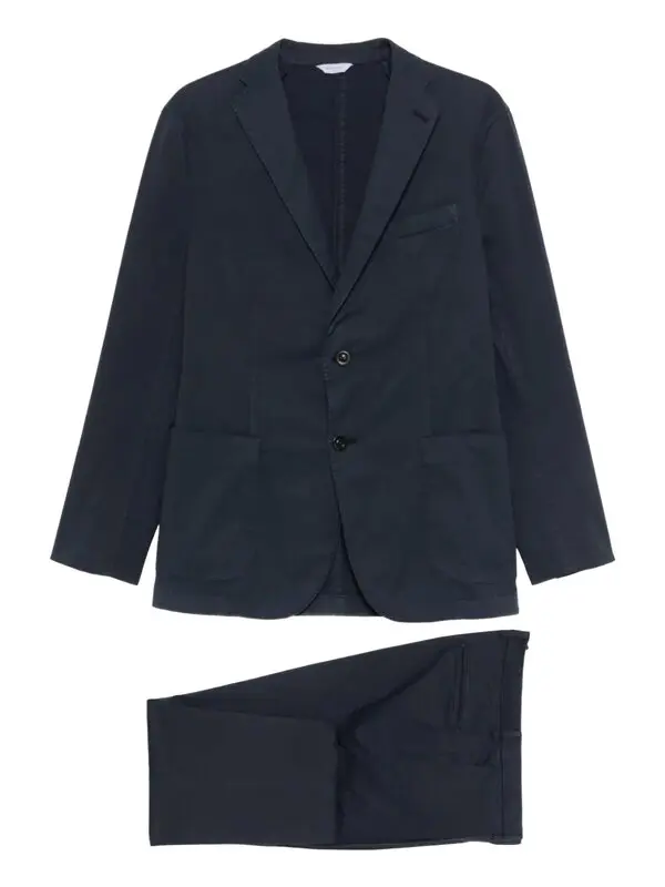 Boglioli Sophisticated Slim Fit Suit For - Navy