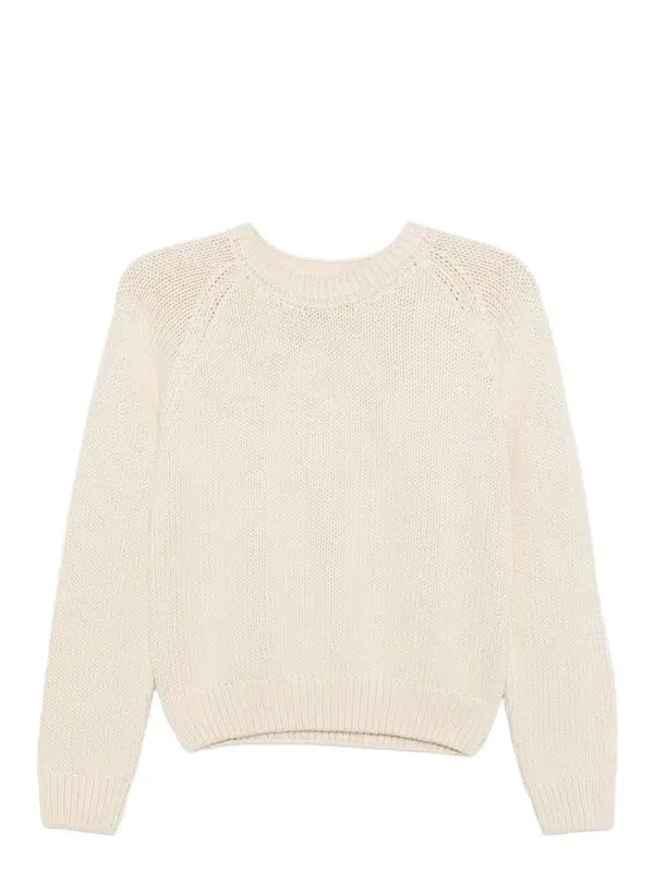 Filson Crew Neck Cotton Sweater - Ecru