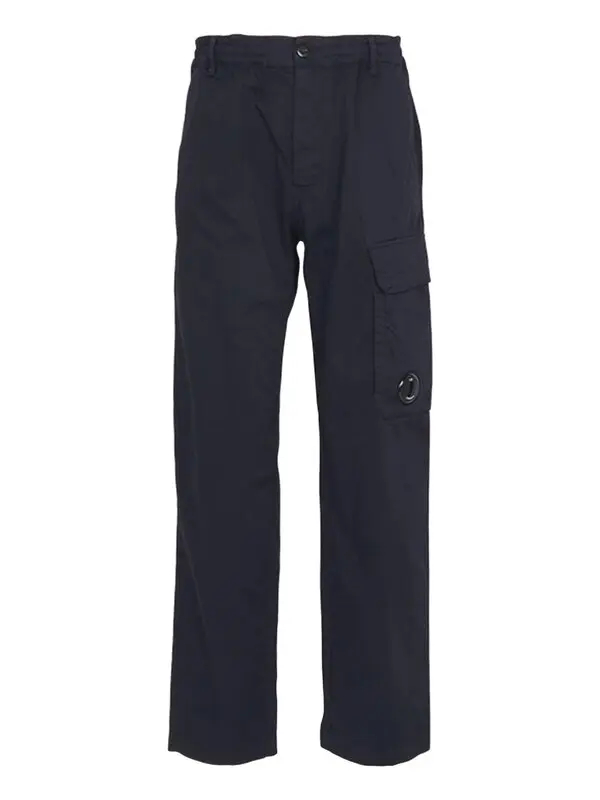 C.P. COMPANY Cargo Trousers With Lens Detail - Navy