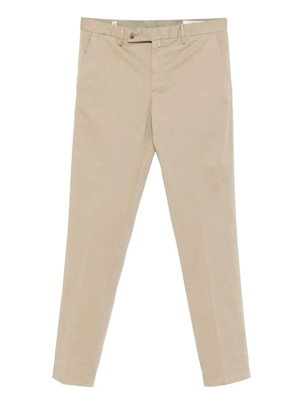 LUIGI BORRELLI Essential Light Trousers - Beige