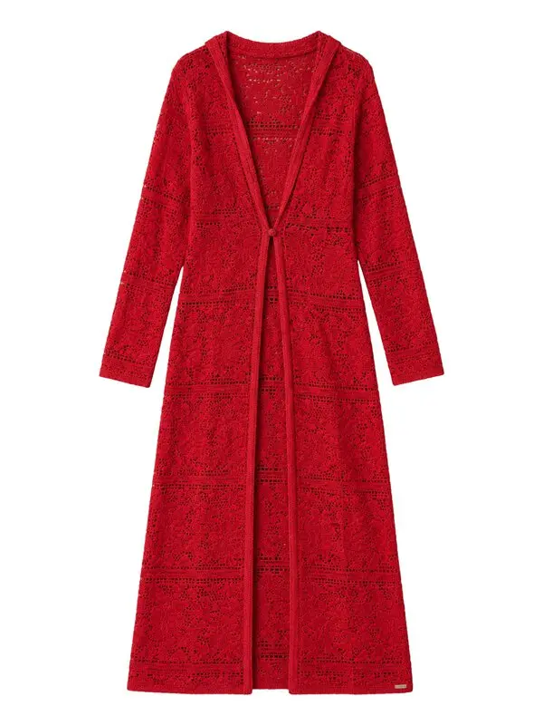 BLUGIRL Lace Cardigan - Red