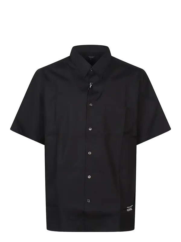 Comme Des Garçons Short Sleeve Button-up Shirt - Black