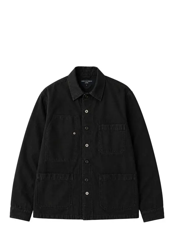 Comme Des Garçons Classic Cotton Chore Jacket - Black