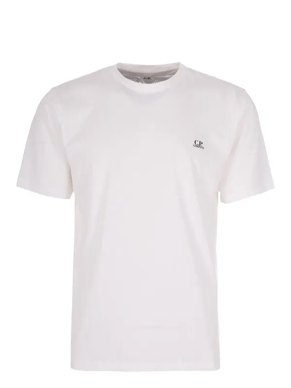 C.P. COMPANY C. P. Company Essential Mini Graphic T-shirt For - White