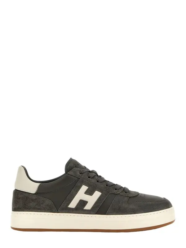 Hogan Sneakers Logo Appliqu - Grey