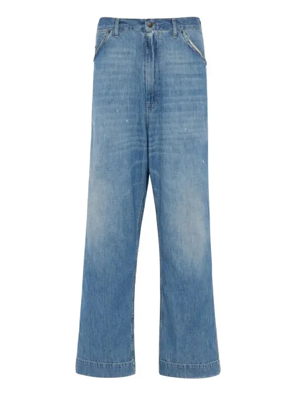 MAISON MARGIELA Wide-leg Jeans - Navy