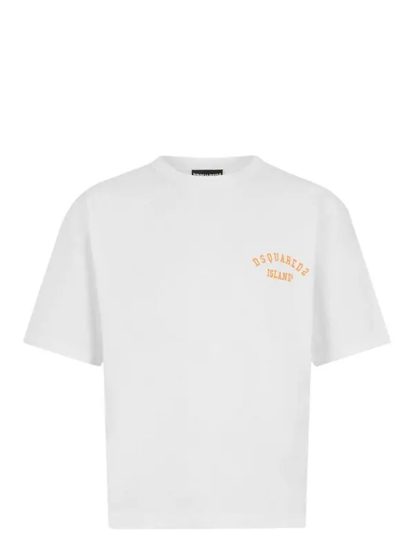 Dsquared2 Graphic Logo Crewneck T-shirt - White