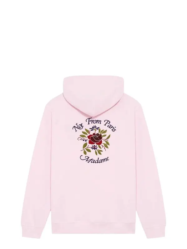 Drole De Monsieur Floral Print Hoodie - Pink