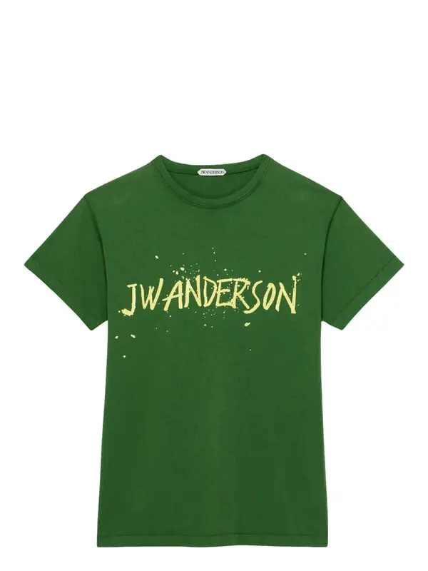 JW Anderson Graphic Print T-shirt - Green