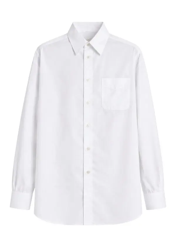 NAMACHEKO Long-sleeve Button-up Shirt - White