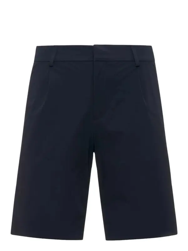 K-WAY Belted Front Fastening Casual Shorts - Navy